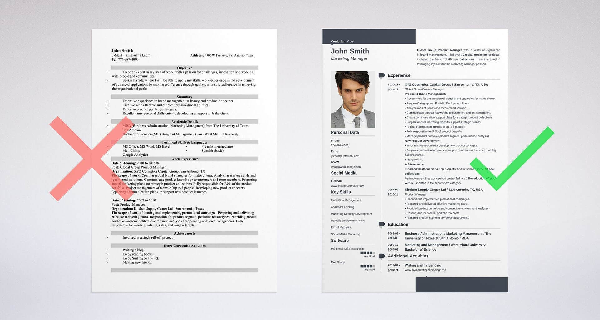 Contoh CV Yang Baik Dan Benar Blogging co id